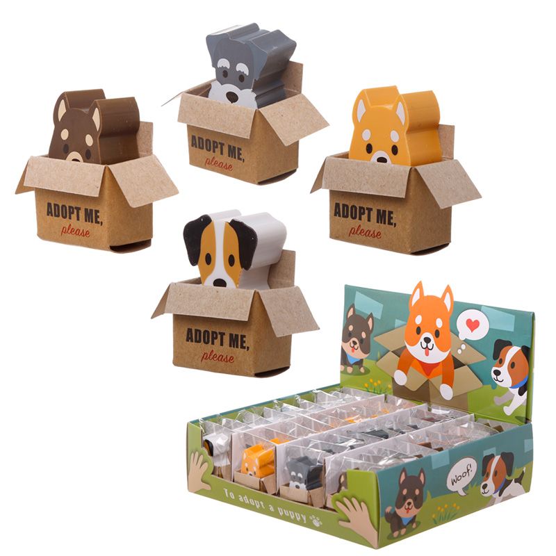 Puppy Dog Eraser in Mini Box - Safe & Fun Toy