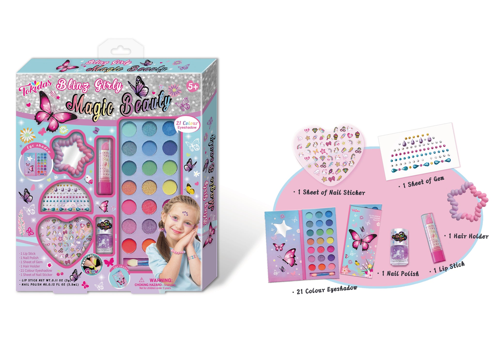 Snyrtivörusett - Bling Girly Magic Beauty